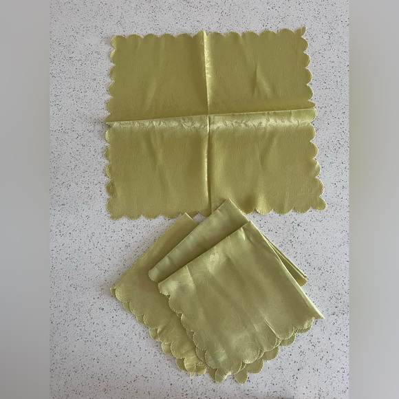 Dining | Elegant Olive Green Table Linens | Poshmark